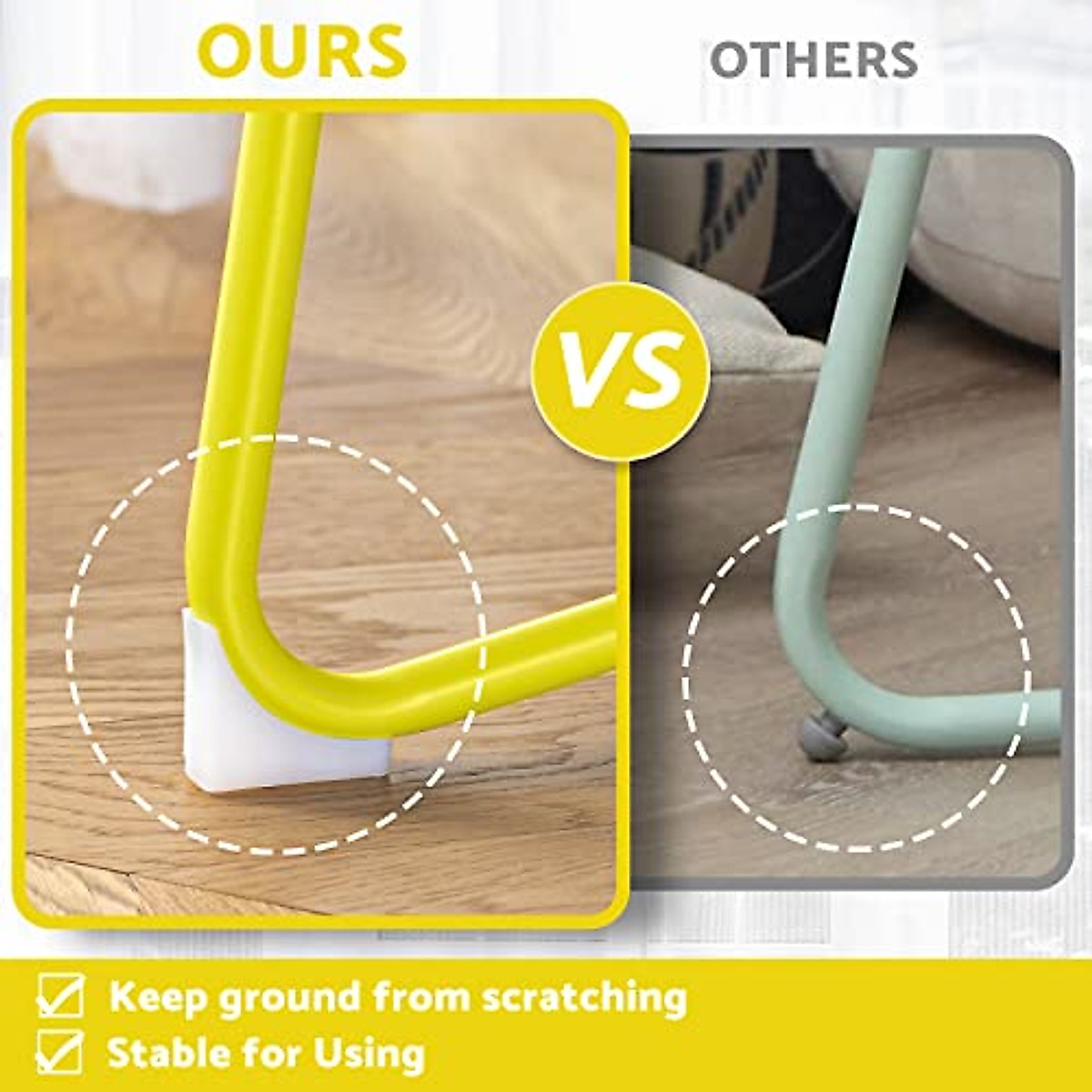 AMAGABELI GARDEN & HOME Metal Patio Side Table 18” x 18” Weather Resistant Anti-Rust Outdoor End Table Small Steel Round Coffee Table Porch Table Snack Table for Balcony Garden Yard Lawn, Yellow