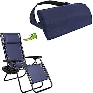 freneci Soft Pillow Cushion Headrest Headrest Cushion with Elastic Band for Chairs - Black+Gray