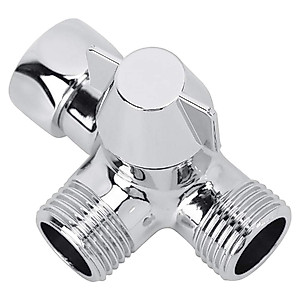 G1/2 Shower Three Way Tshaped A Diverter Connector Toilet Bidet Separator Faucet Splitter for Hroom Use