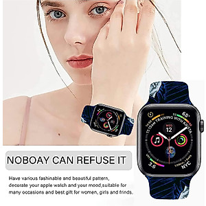 Anime Watch Band Compatible with Apple Watch Band 38mm 40mm 41mm Japanese Anime Soft Silicone Watch Bands Boys and Girls for iWatch Series 9 8 7 6 5 4 3 2 1 SE