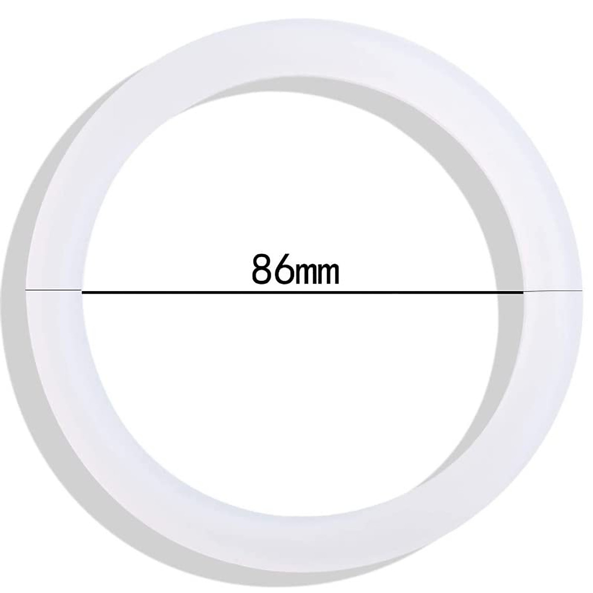 Silicone Jar Gaskets Rubber Seal Ring Gasket Sealing Rings for Regular Wide Mouth Mason Jars Canning Leak-proof Gaskets (10pcs 70mm)