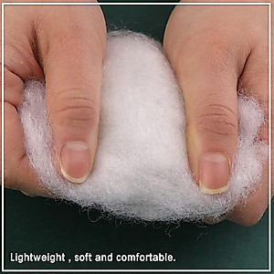 100g/3.5oz Polyester Fiber Fill, Stuffing Pillow Filling Stuffing Cushion Filling, Batting High Resilience Fill Fiber, Stuffing for Stuffed Animals/DIY Crafts