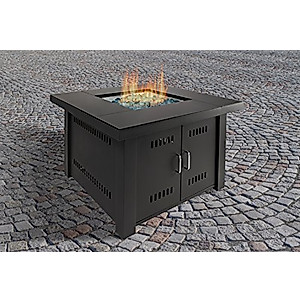 Pleasant Hearth OFG444T Sheridan Gas Fire Pit Table Propane