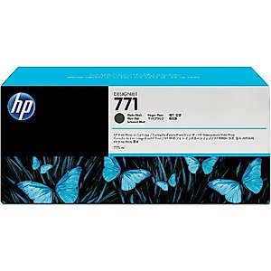 Ink, HP, HP771 775ML Matte Black