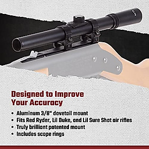 Western Justice Lasso Scope Mount, Aluminum Air Gun Mount Attachment