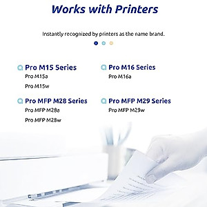 INK E-SALE Compatible Toner Cartridge Replacement for HP 48A CF248A Toner Cartridge (Black, 4-Pack) for use with HP Pro M15 M15w M15a M16a M16w MFP M28 M28w M28a M29w M29a Printer