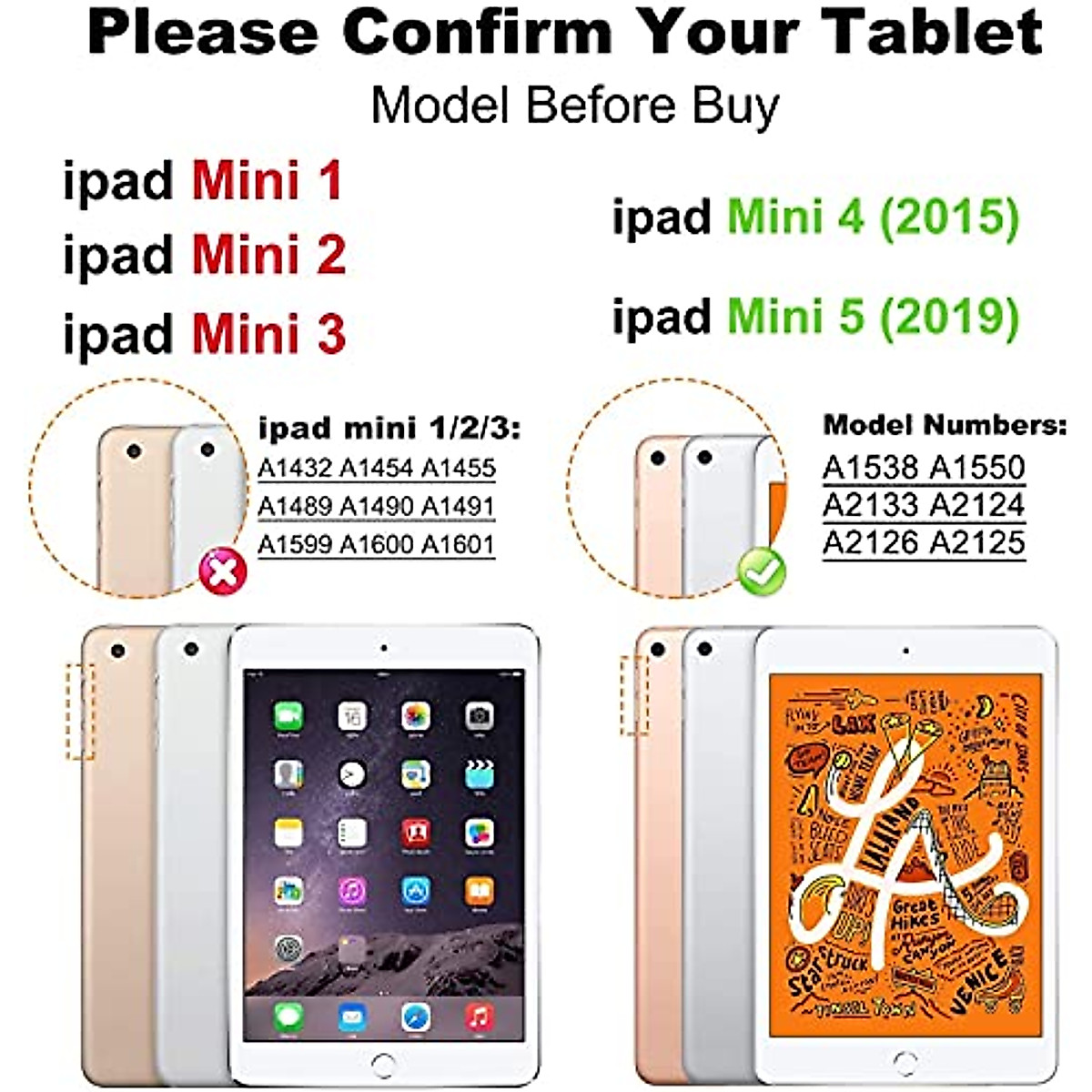 TSQ iPad Mini 4/5 Case for Kids Girls Cute Pink | Silicone Shockproof Protective iPad Mini 5th/4th Generation Case 7.9 Inch with Pencil Holder Stand Hand Strap