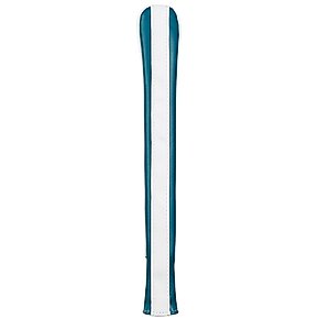 Craftsman Golf New Blue and White Stripes Leather Alignment Stick Cover Holder Case