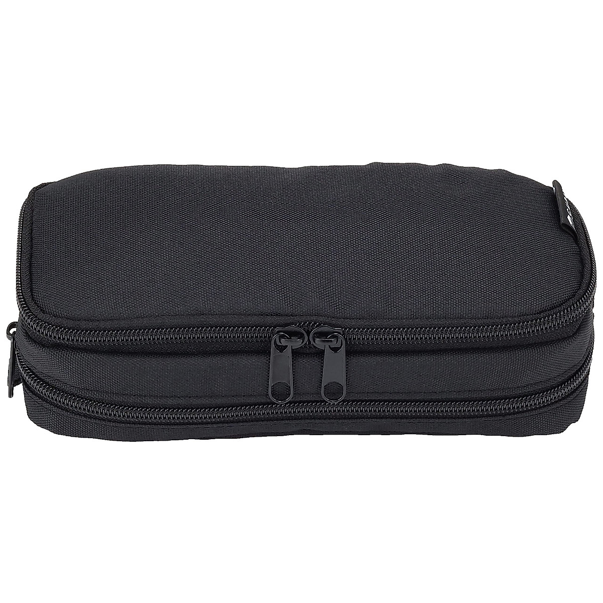 M-Plan 106163-15 Cubic Pen Case, Round Zip Box, Black