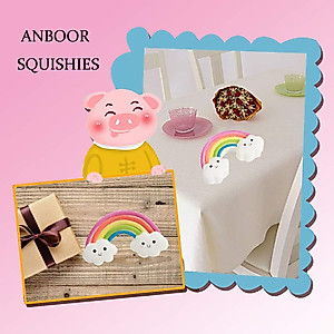 Anboor Squishies Rainbow Bridge Slow Rising Kawaii Scented Soft Squishies Toys