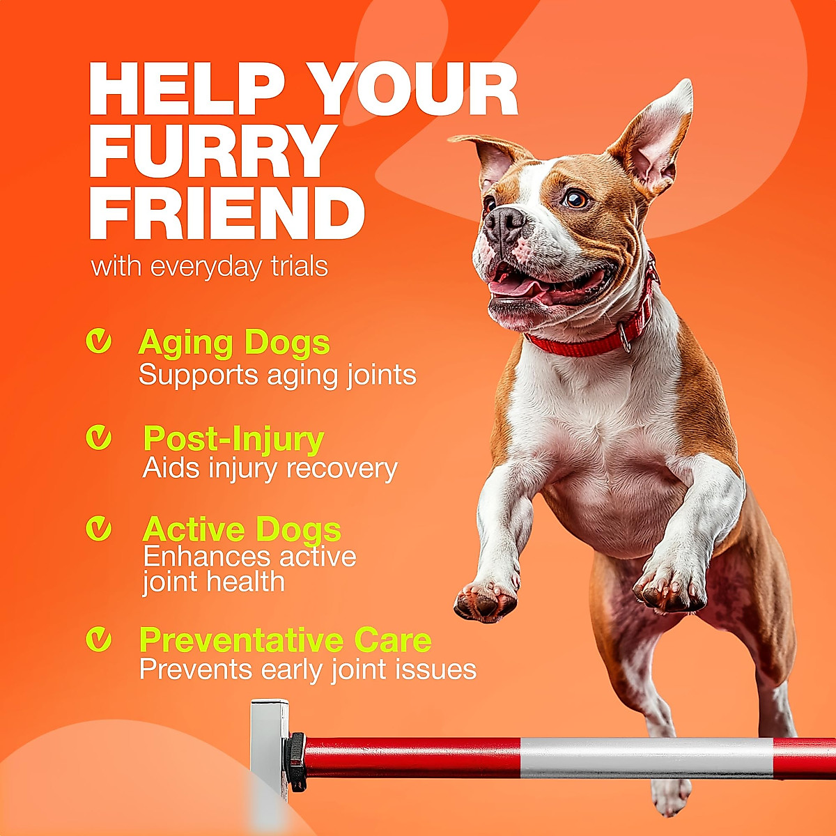 Glucosamine for Dogs - Joint Supplement for Dogs - Glucosamine Chondroitin Dog Chews with MSM - Dog Hip and Joint Supplement - Hemp Hip and Joint Chews for Dogs - Mobility, Skin & Coat Health Treats