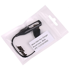 JBtek Black Replacement USB Charging Charger Cable Cord for Fitbit Flex Band Activity Bracelet Charge 0.59 feet