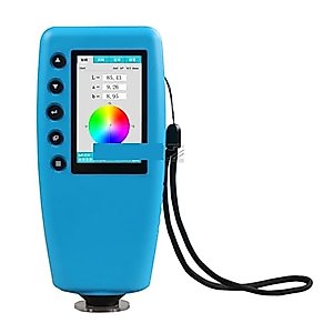 Colorimeter, 4/8mm Portable Colorimeter Color Analyzer Digital Precise LAB Color Tester Color Difference Meter TFT Color Display WR10 Series(4mm WR-10QC)