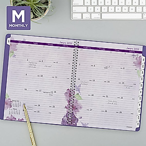 AT-A-GLANCE 2022 Weekly & Monthly Appointment Book & Planner by AT-A-GLANCE, 8-1/2" x 11", Large, Beautiful Day, Lavender (938P-905)