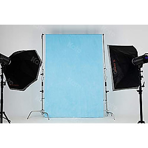 Kate 6ft×9ft Solid Light Blue Backdrop Portrait Photography Background for Photography Studio Children and Headshots Sky Blue Backdrop Background for Photography Photo Booth