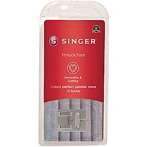SINGER | Pintuck Presser Foot, Embellish Clothes & Linen, Also Made for Twin Needle Use - Sewing Made Easy