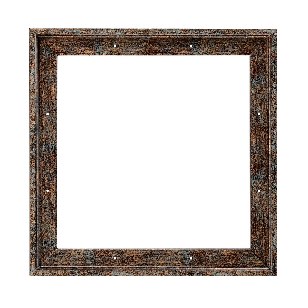 Pixy Canvas 12x12 Floater Frame for 1-1/4 (1.25) inch Deep Canvas Paintings/Canvas Prints/Wood Canvas Panels/Wall Art/Wall Decor/Home Decor/Artwork (Rusty Blue, 12 x 12 inch, Square)