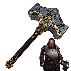 damdos Halloween Props Cosplay Hammers for God Hammer, Blades of Athena Levia-than Kratoins Hammer Weapon LAPP Birthday Gifts(Hammer)