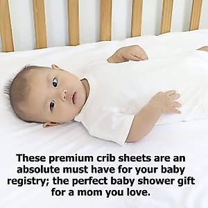 Jundetye Waterproof Crib Mattress Protector Pad, Toddler and Baby Crib Mattress Cover, Protective Sheet for Infant Boys and Girls Bedding Sets, 28''x 52''