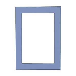 11x14 Mat Bevel Cut for 8.5x11 Photos - Acid Free Brittany Blue Precut Matboard With Backing Board and Crystal Clear, Self Seal Photo Mat Bag - For Pictures, Photos, Framing - 4-ply Thickness