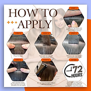 Full Shine Tape in Hair Extensions Human Hair 60 Platinum Blonde Tape Hair Extensions Real Hair 18 Inch Seamless Skin Weft Human Hair Extensions 50 Grams 20 Pieces Invisible Tape in Extensions