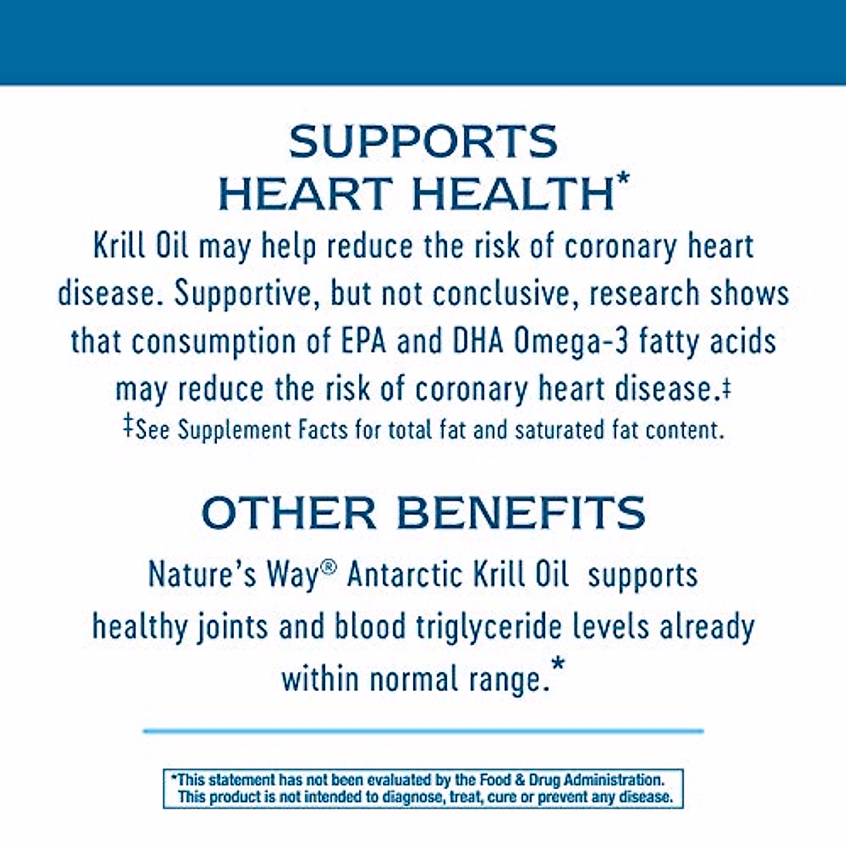 Nature's Way EfaGold Krill Oil, 100% Pure Krill Oil, 30 Softgels