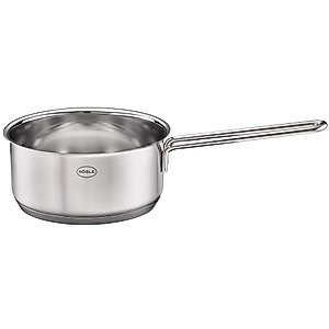 Rösle Basics Line Stainless Steel Sauce Pan, 6.3-inch Diameter and 1 Liter Capacity