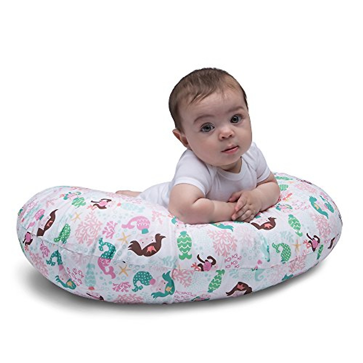 Boppy Original Pillow Cover, Mermaids, Cotton Blend Fabric with Allover Fashion, Fits All Boppy Nursing Pillows and Positioners