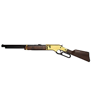 Barra Air Guns 1866 Cowboy Rifle .177 Caliber BB Gun Kit for Kids and Youth - Lever Action Pump (Gold Junior Bundle)
