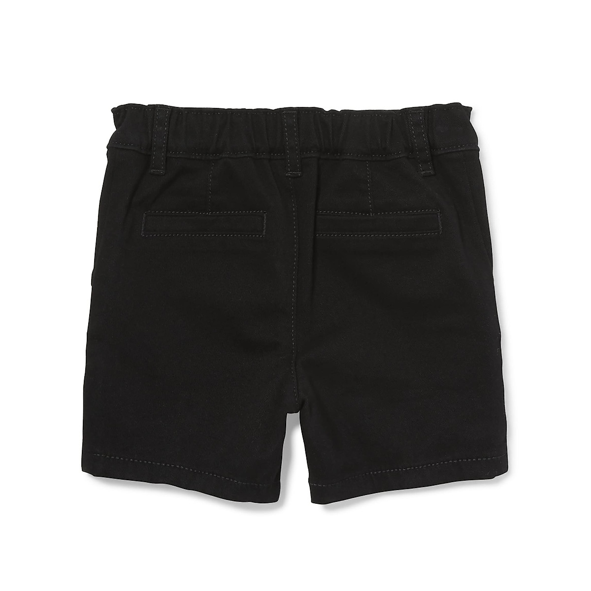The Children's Place Baby Girls and Toddler Girls Chino Shorts, Black/Sandy/Tidal, 5T