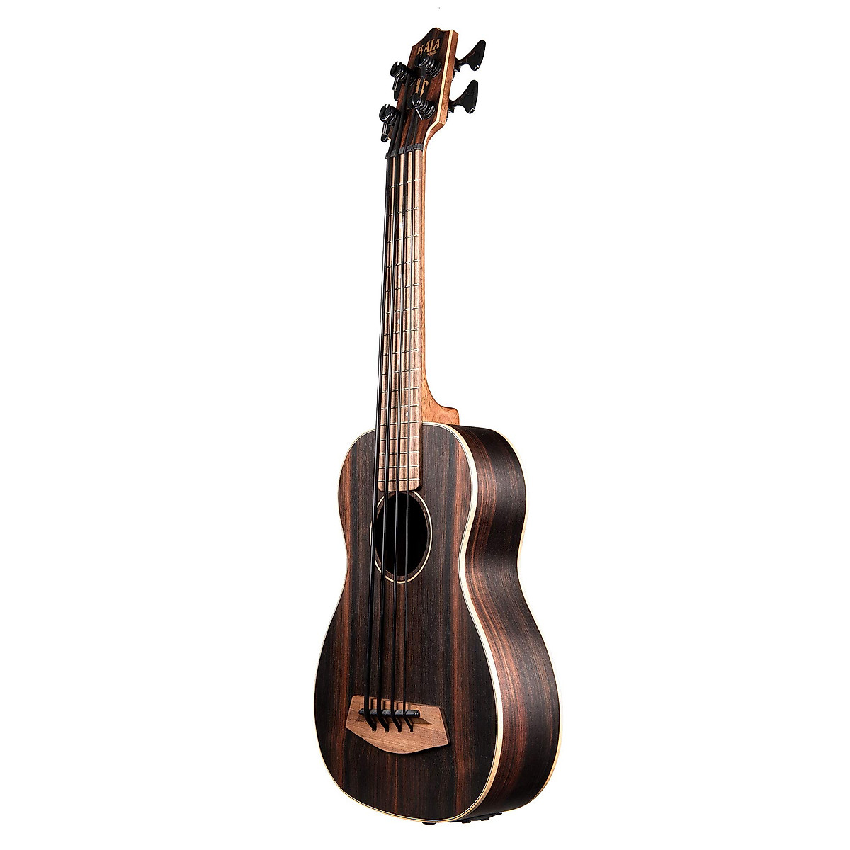 KALA, 4-String Ukulele, Right, Natural (UBASS-EBY-FS)