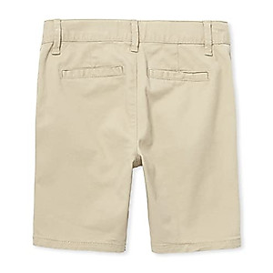 The Children's Place girls Uniform Chino Shorts, Sandy/Tidal 2 Pack, 10 US