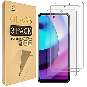 Mr.Shield [3-Pack] Designed For Motorola Moto G 5G (2022) [Tempered Glass] [Japan Glass with 9H Hardness] Screen Protector with Lifetime Replacement