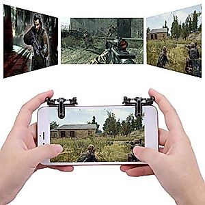 SAVARIA - 2pcs Phone Game Joysticks Shooting Assit Tool for STG FPS TPS Trigger