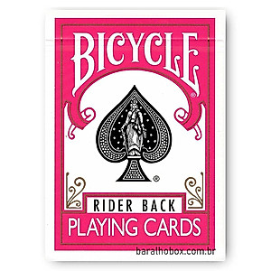 Bicycle Rider Back Fuchsia Deck