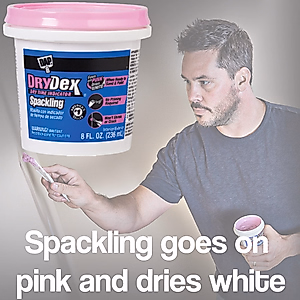 Do it Best Drywall Repair Kit- DAP Drydex (2Pack)- Joint Compound Spackle Patch- Nail Hole Filler- Wall Putty- Plaster Repair- Bundled w/Sanding Block & 3 Pack Putty Knife Set