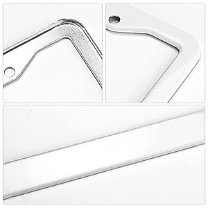 2 Pieces Family in Coats Wearing Santa Hats License Plate Cover Personalized Family Christmas License Plate Cover Front Plates Frames Car Tag Frame Aluminum Funny Cute for USA Canada Vehicles