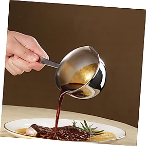 RORPOIR Stainless Steel Boiler Pot for Melting Butter Chocolate and Cheese Versatile Kitchen Oil Heating Bowl with Strainer and Frying Basket for Efficient Cooking and Oil Filtering