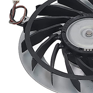 Weojeviy 15 Blades Cooling Fan Replacement for PS3 Game Console Internal Heat Dissipation Fan 12V 2.65A