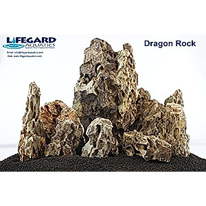 Lifegard Aquatics Aquascaping Dragon Ohko Rock 18 Lb Kit – Decorative Aquarium Rocks, Fish Tanks – 18 Lbs Kit