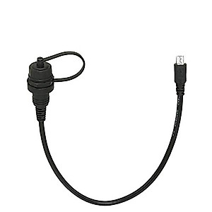 CERRXIAN 30cm Micro USB Mount Extension Dash Flush Cable for Car, Boat, Motorcycle, Truck Dashboard (Micro USB)