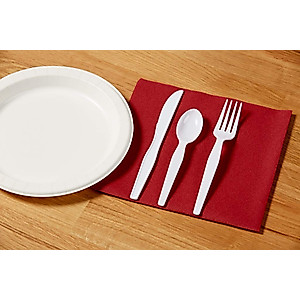 Dixie 7.5" Heavy Weight Polystyrene Plastic Knife by GP PRO (Georgia-Pacific), White, KH217, (Case of 1,000)