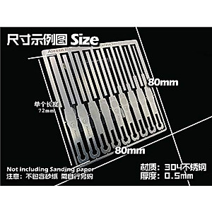 9in1 Detail Grinding Stick File Hobby Model Craft Tool