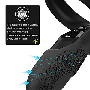 UPOK Face Pad Cover Facial Interface for Meta/Oculus Quest 3 Headset - Ice Silk and PU Leather Face Cushion Gasket (Facial Frame)