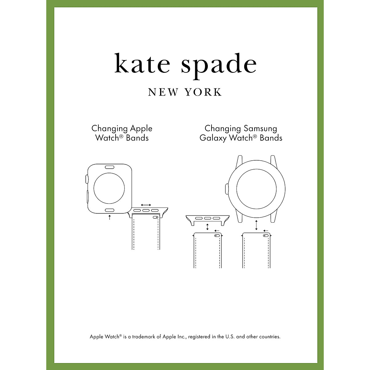 kate spade new york women's stainless steel 42/44/45mm band for apple watch®