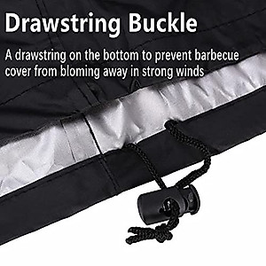 Grill Covers, 40 inch Waterproof & Anti-UV BBQ Grill Cover Use for Weber Char-Broil Grills and More Brand - 40" L x 24" W x 59" H