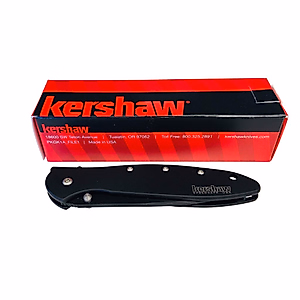Kershaw Leek 1660CKT Personalized Engraved Pocket Knife, Made in USA, SpeedSafe Opening
