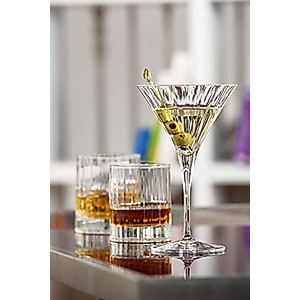 Luigi Bormioli Bach 11.25 oz. Double Old Fashion Glasses, Set of 4, Clear