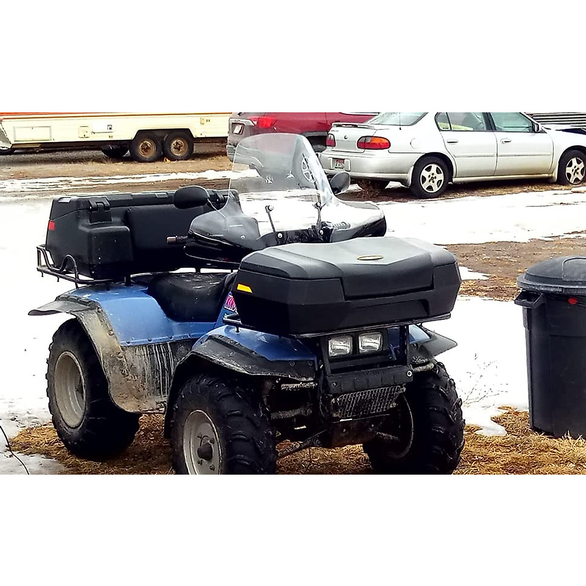 XMT-MOTO Large ATV Windshield fits for Harley Davidson all models 1970-2013(To fit Polaris, Arctic Cat, Honda Yamaha, Can-Am and Kawasaki ATVs)