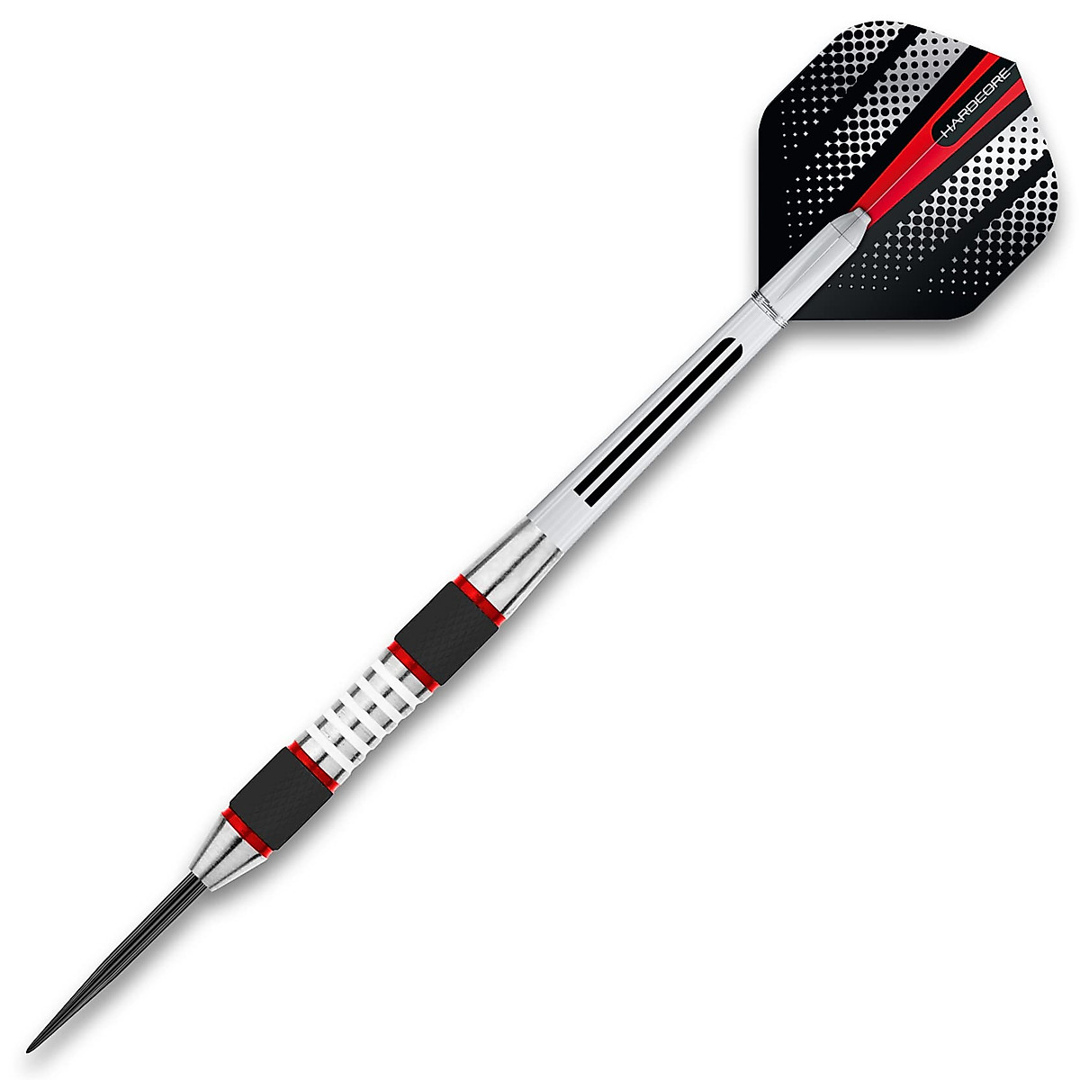 RED DRAGON Evos Tungsten Steeltip Darts Set - 28g with Flights, Stems and Wallet